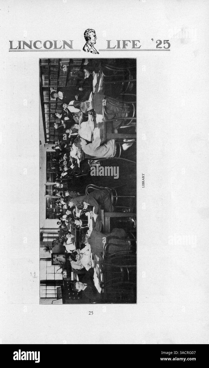 The 1925 Lincoln Jr. High Yearbook documents the school year of 1924 ...