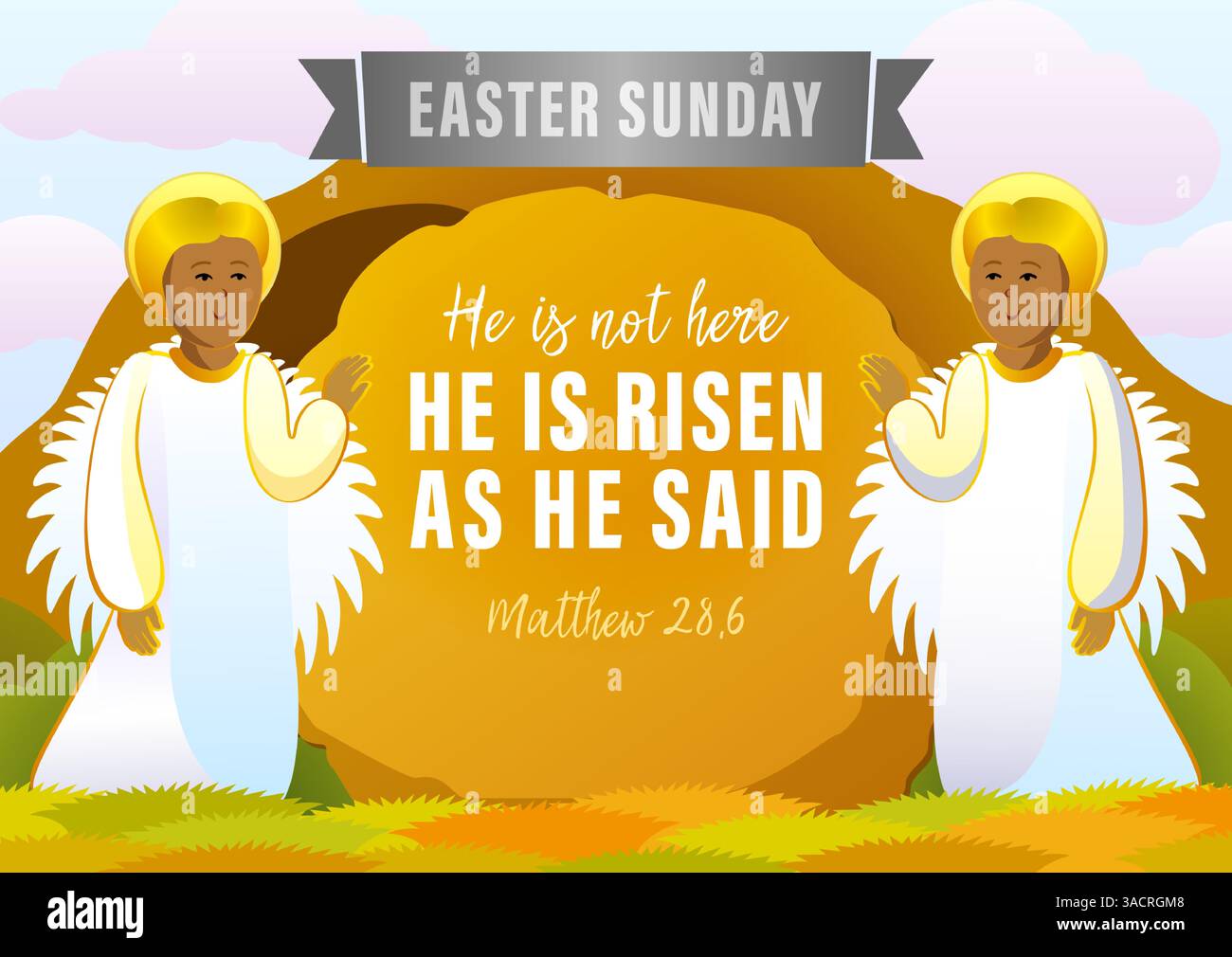 Jesus tomb angels hi-res stock photography and images - Alamy