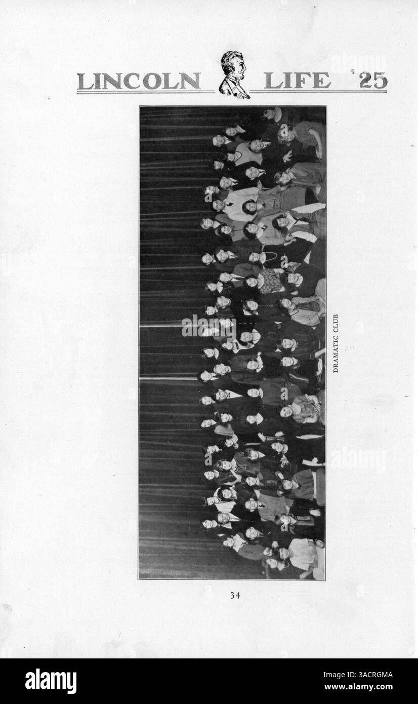 This 1925 yearbook from Lincoln Jr. High showcases the students ...