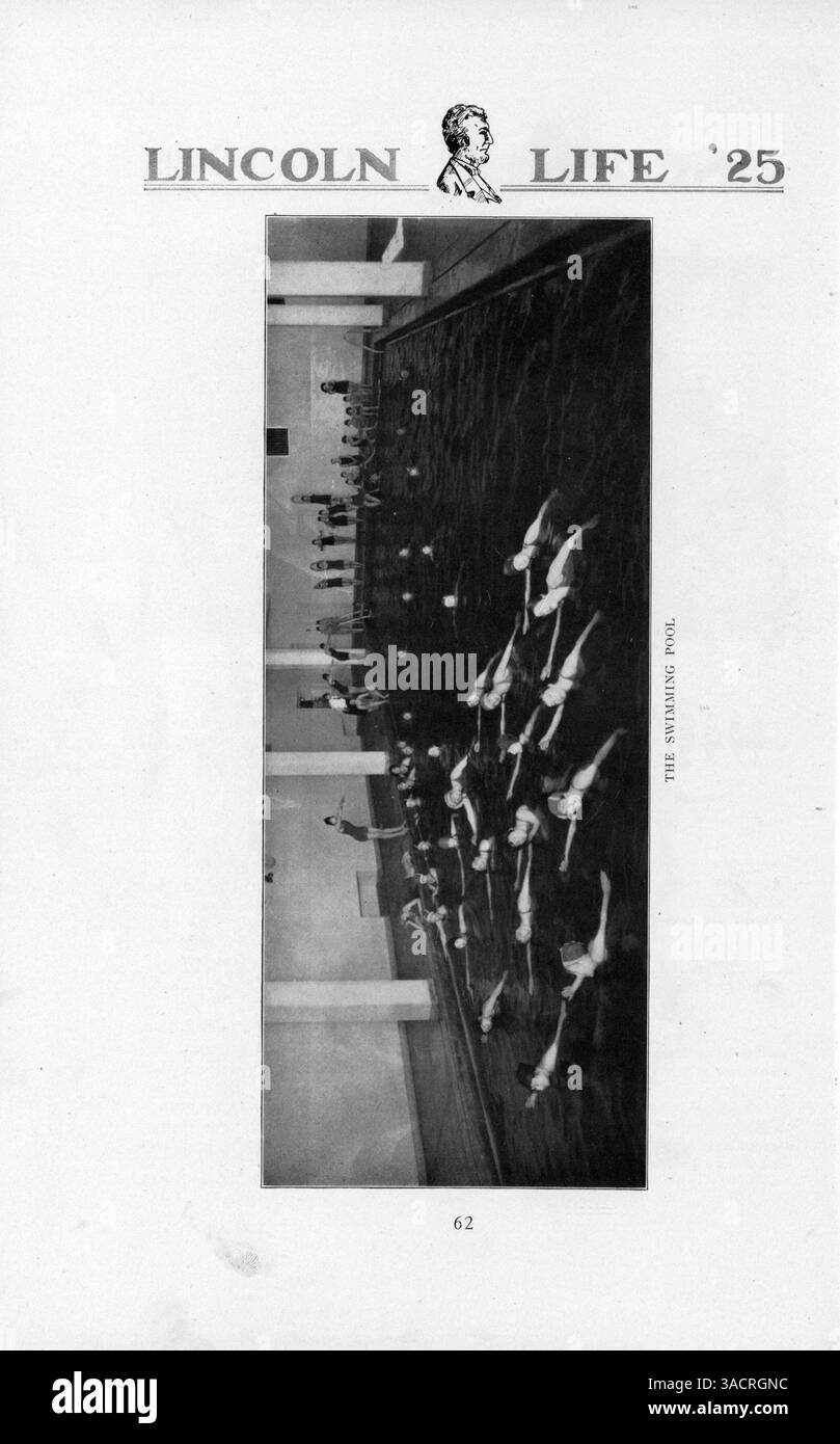 The 1925 lincoln jr high yearbook documents the 1924 1925 schoo hi-res stock photography and ...