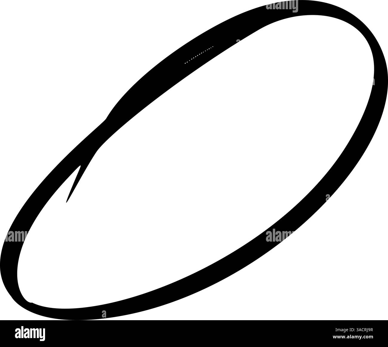 Hand-drawn highlight strokes with pencil, pen, and marker textures ...