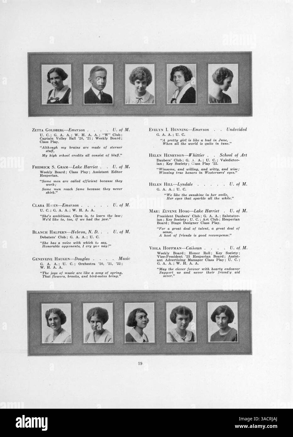 This high school annual documents the students, teachers, clubs ...