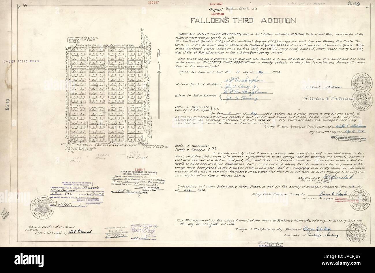 Fallden's Third Addition is a neighborhood in Hennepin County. The ...