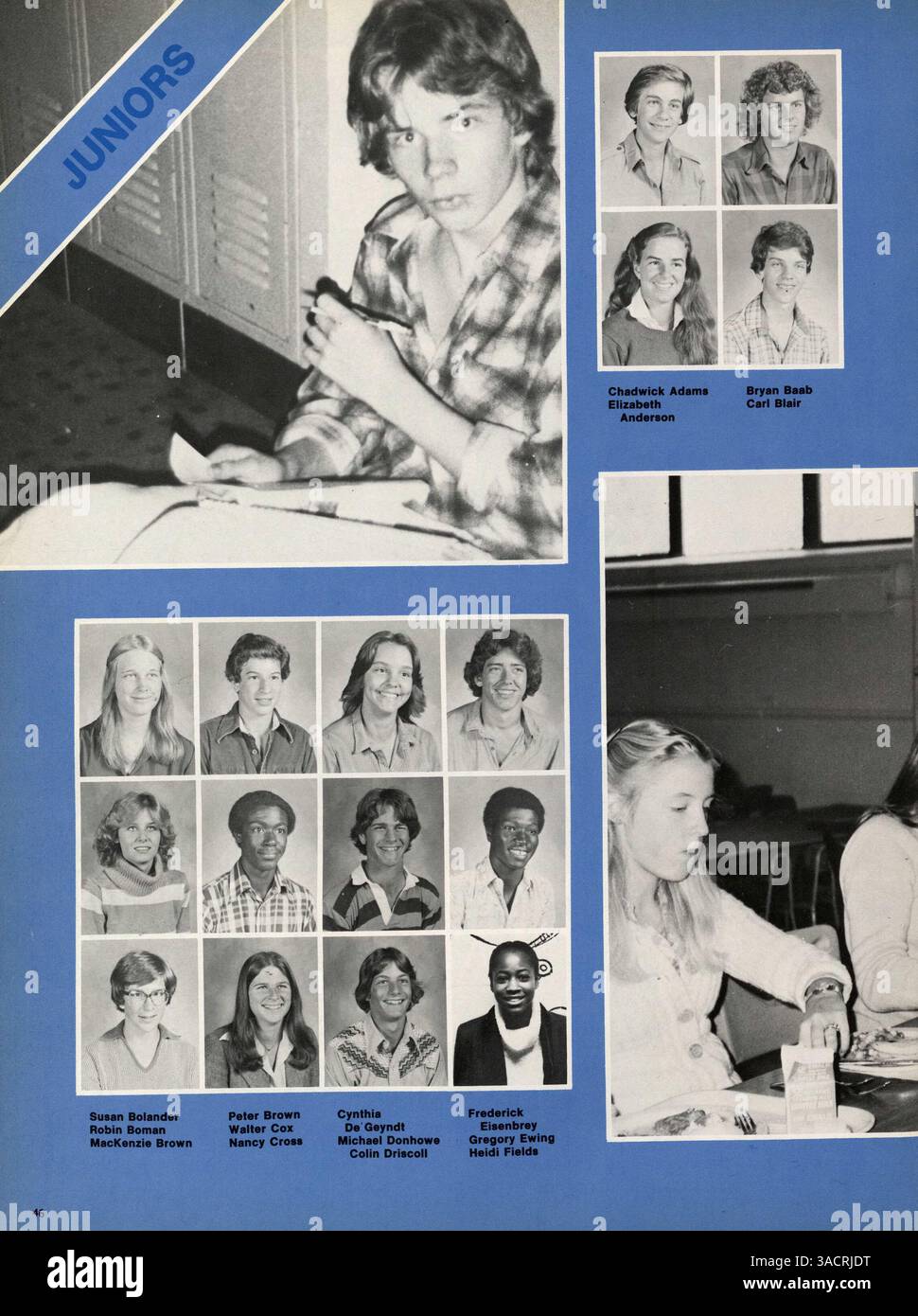 This 1980 breck yearbook showcases the students hi-res stock ...