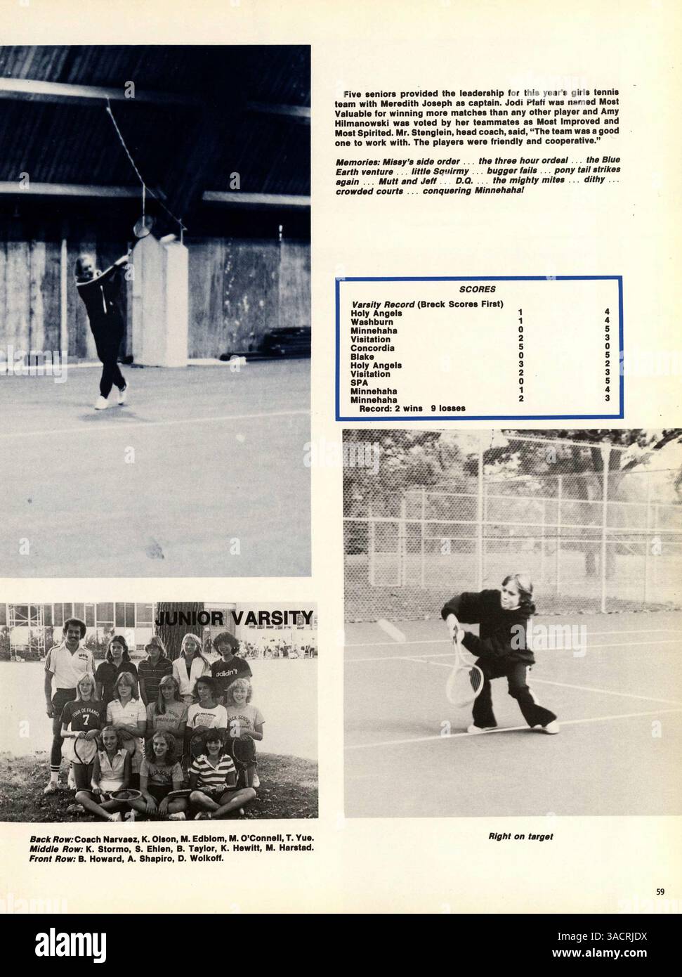 The 1980 Breck Yearbook provides a snapshot of Breck High School's ...