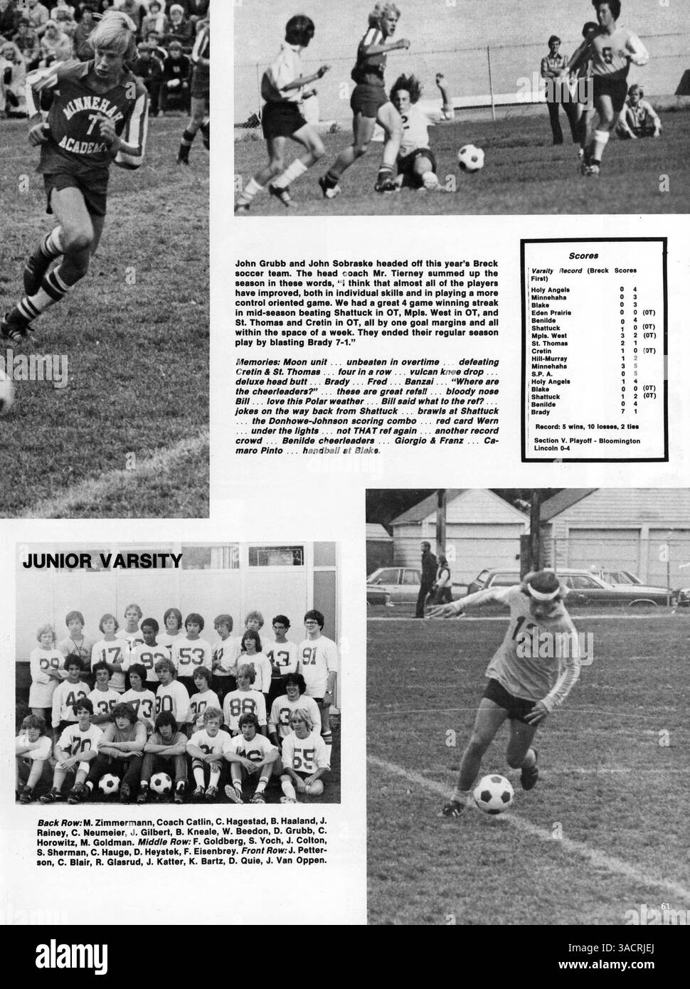 This 1980 Breck Yearbook presents an overview of the 1979-1980 school ...