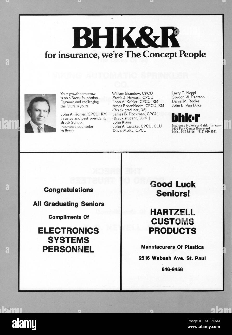 The 1980 yearbook of Breck High School provides a snapshot of student ...