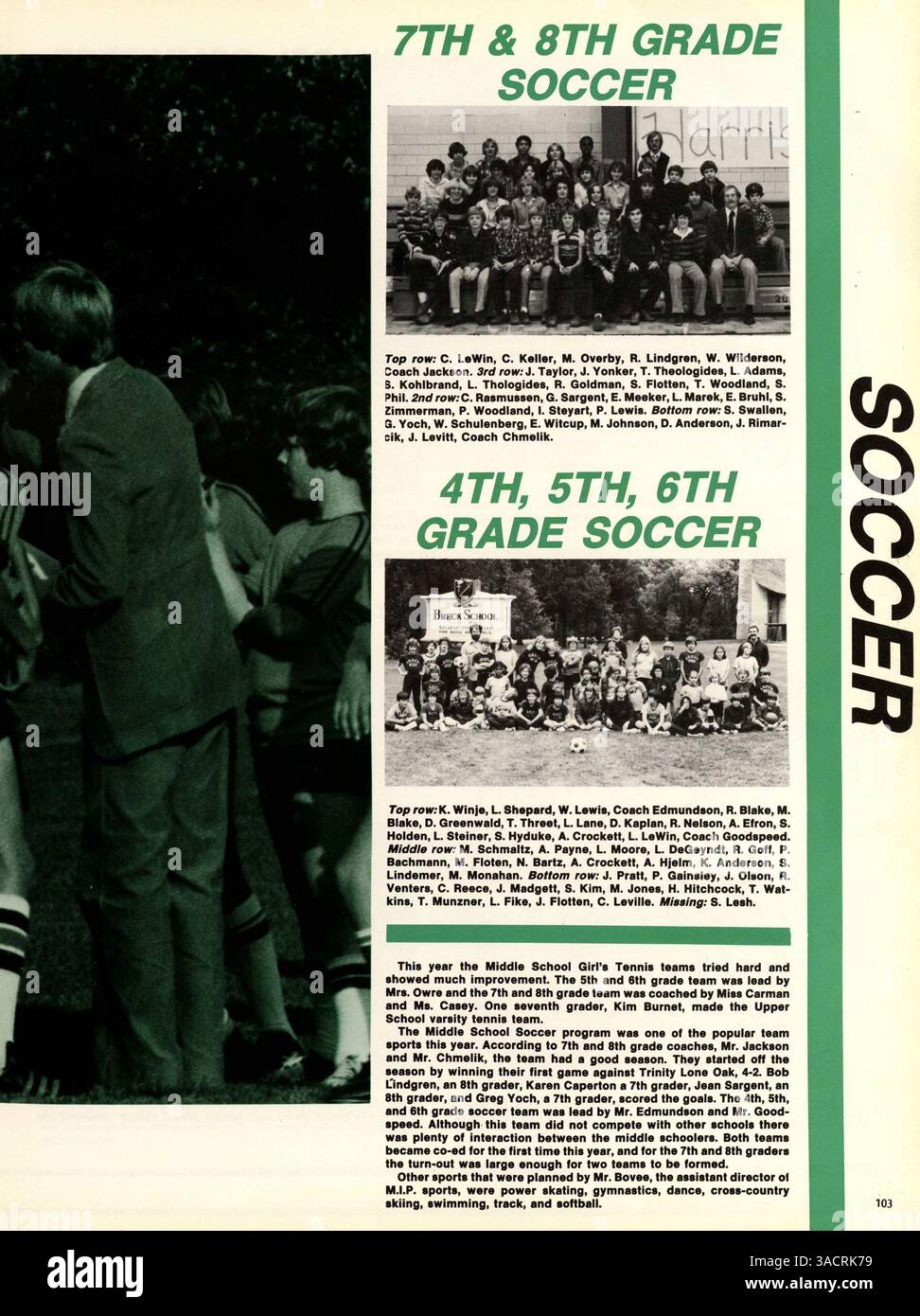 This 1980 Breck Yearbook captures the events, athletics, and student ...