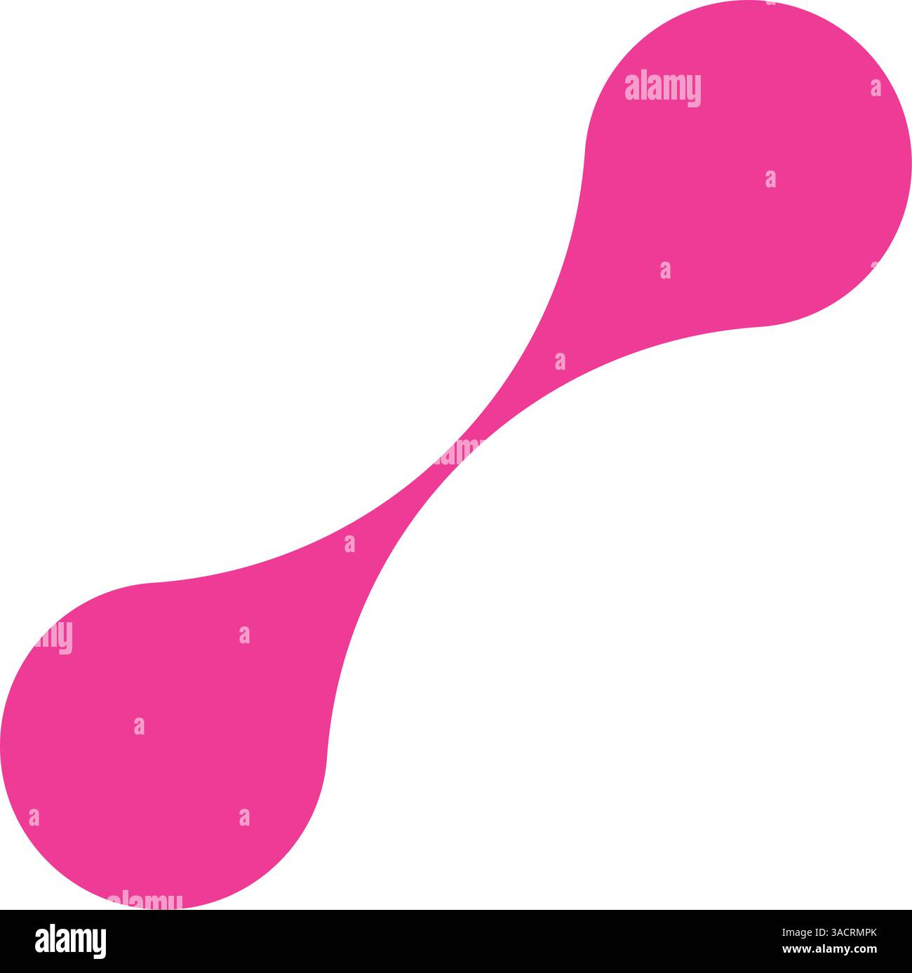 Pink circle blob connect hi-res stock photography and images - Alamy