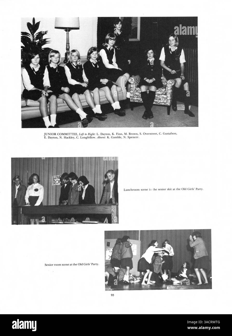 Documenting the key events of the 1964 1965 school year hi-res stock ...