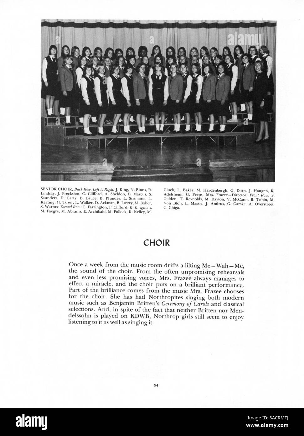 The 1965 Northrop Collegiate Yearbook, Tatler, records the events, student life, athletics, and ...