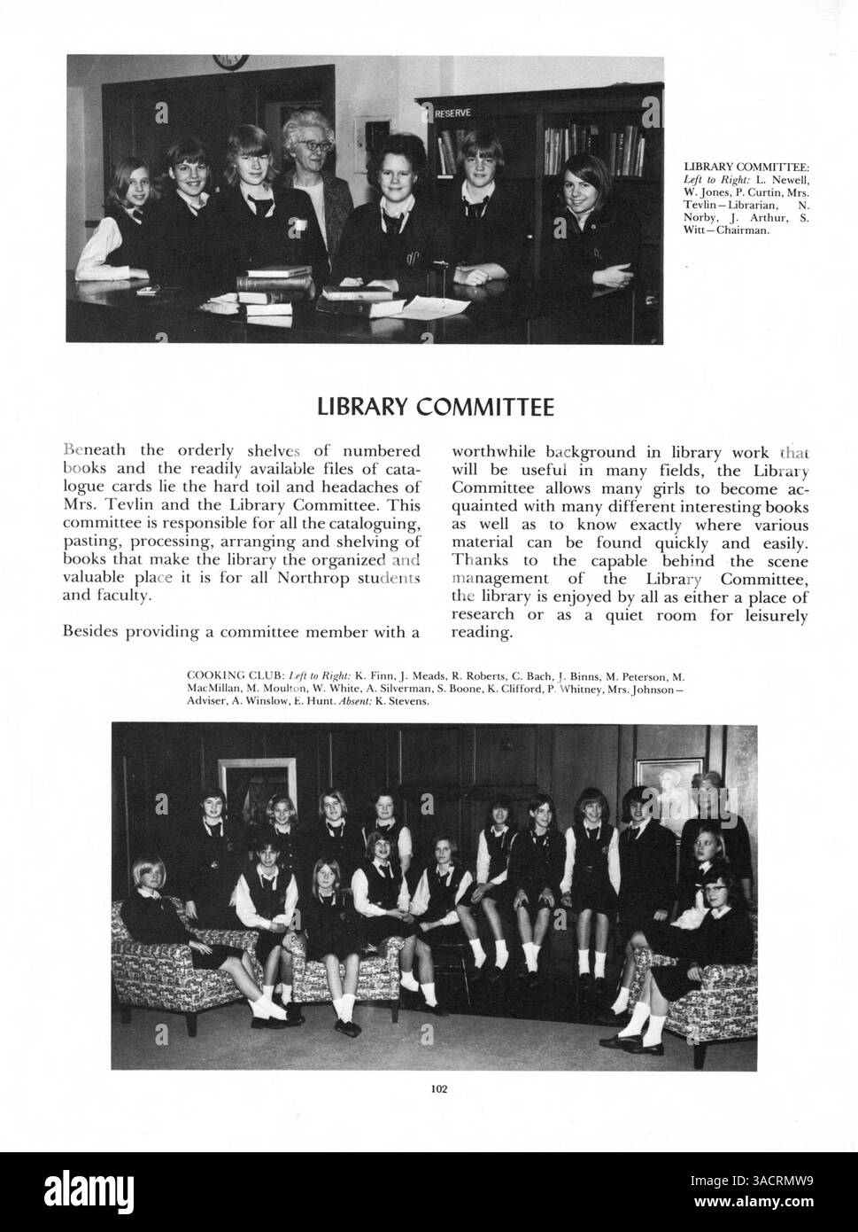 Tatler 1965 from Northrop Collegiate offers a snapshot of the 1964-1965 ...