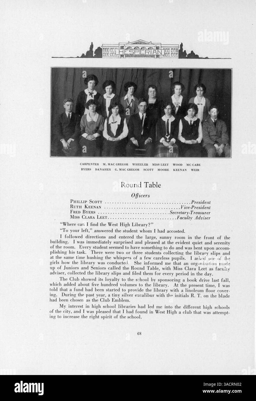 This high school yearbook from 1923 documents various aspects of West ...