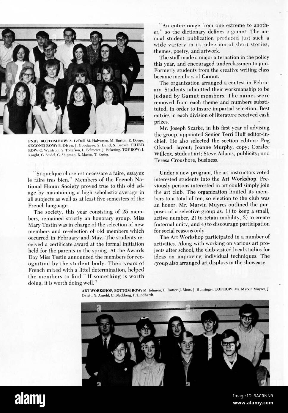 This 1968 Voyageur yearbook captures Minnetonka High School’s student ...