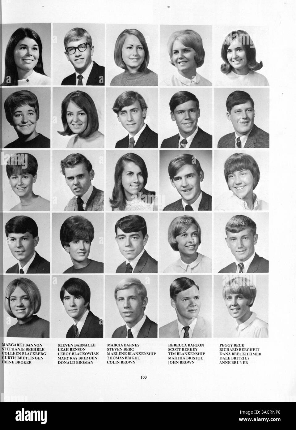 The 1968 Voyageur yearbook of Minnetonka High School records important ...