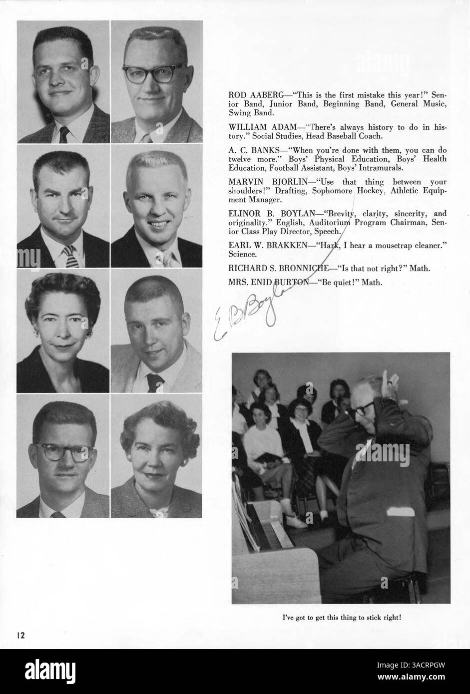 This 1961 yearbook from southwest high school documents student hi-res ...