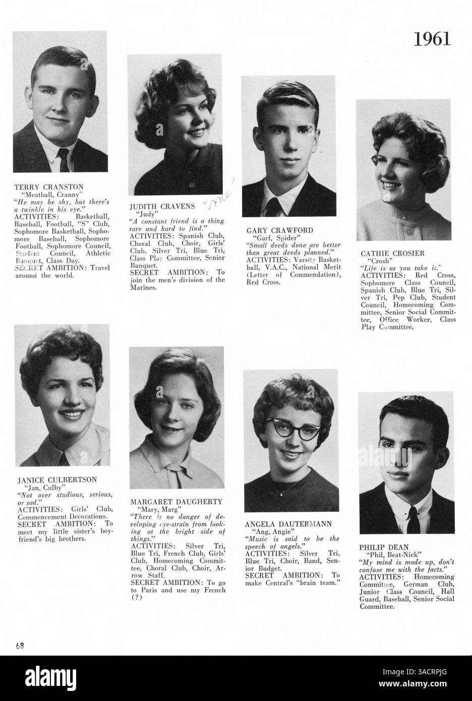The 1961 Wagistanian yearbook from Southwest High School reflects on ...