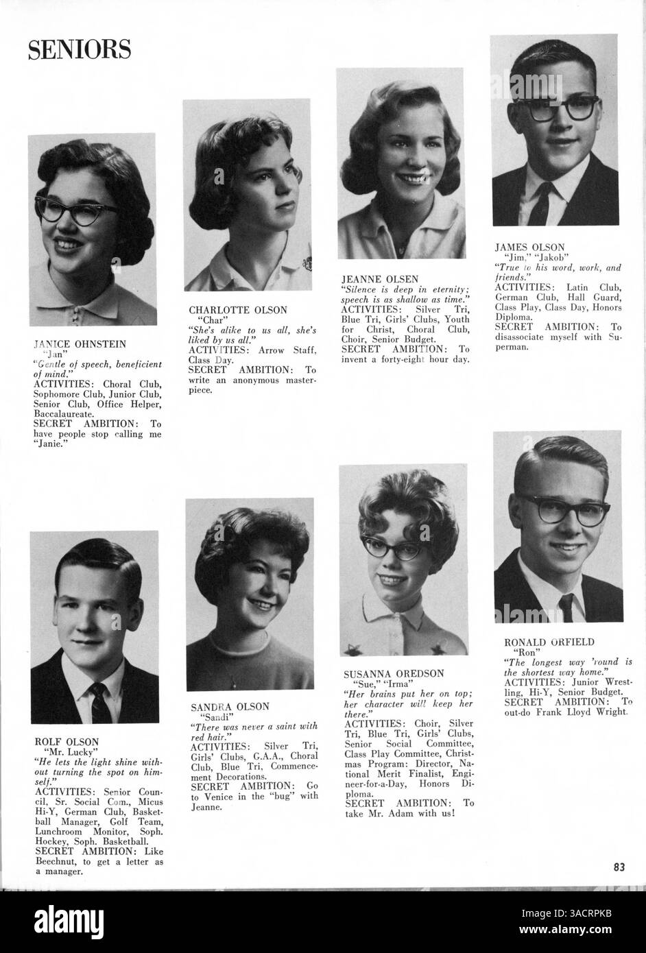 This 1961 Wagistanian yearbook captures the essence of student life at ...