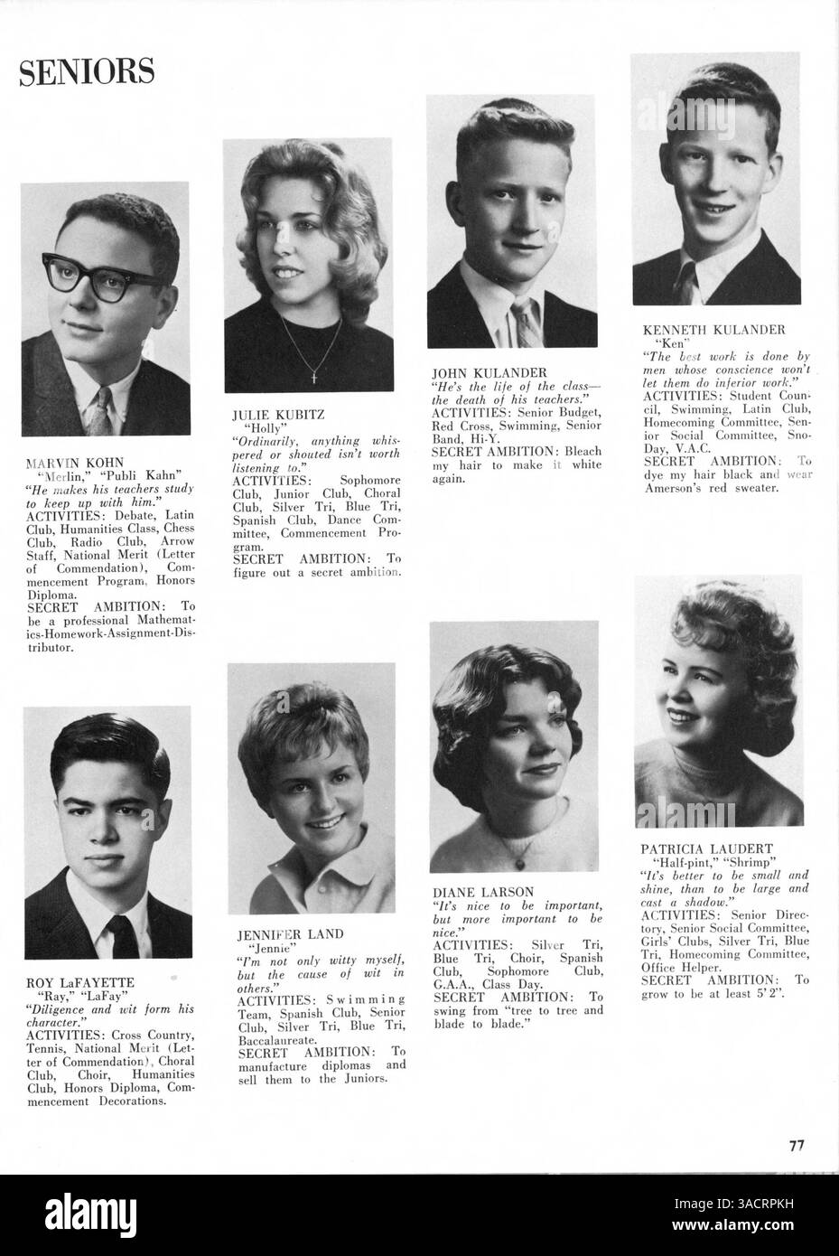 The 1961 Wagistanian yearbook showcases the various facets of student ...