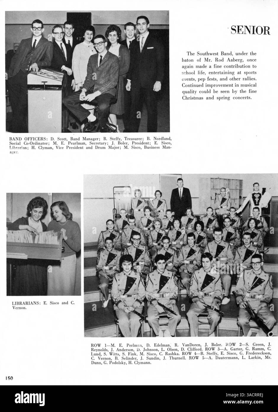 The Wagistanian yearbook from Southwest High School, 1961, documents ...