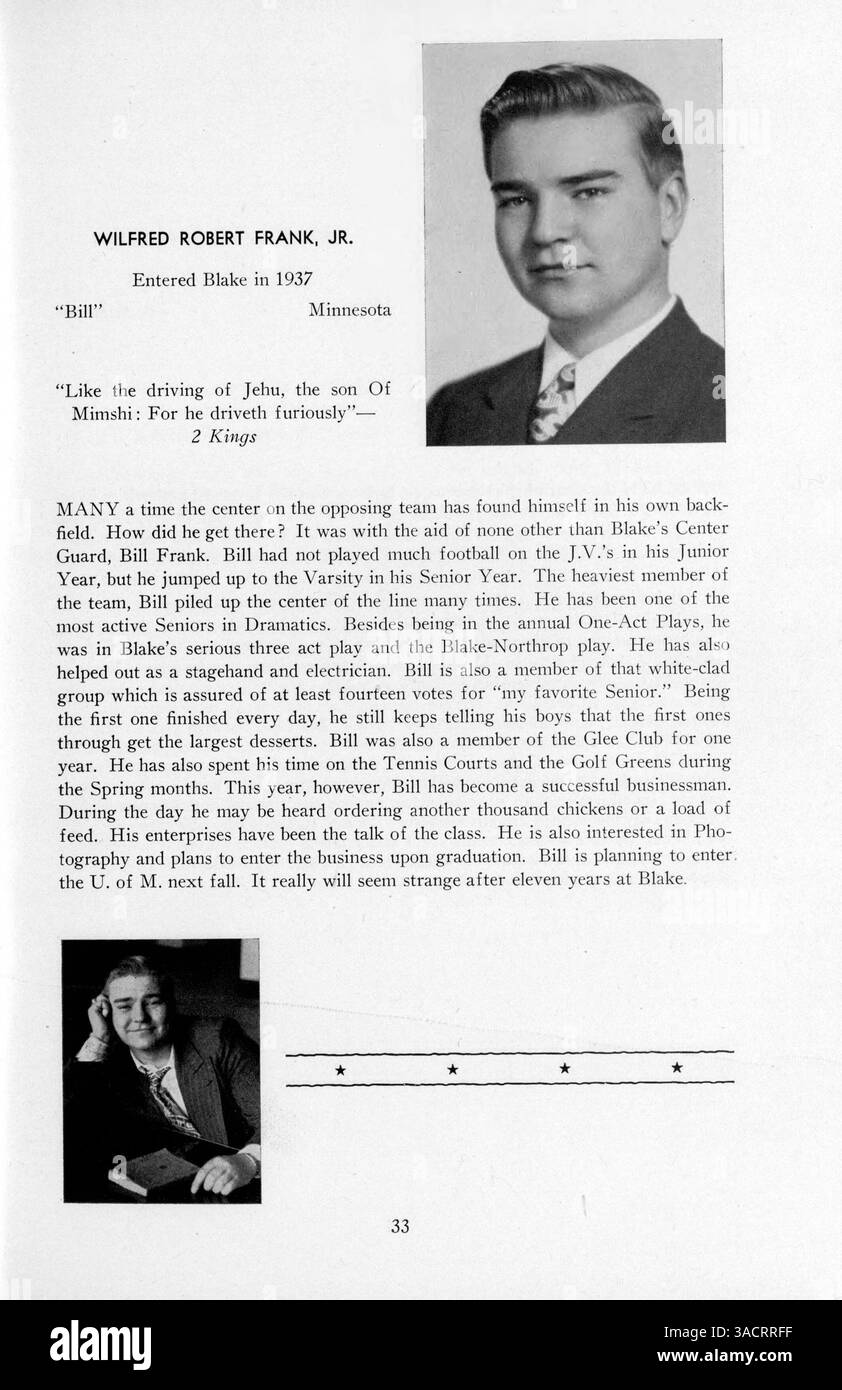 The 1948 call o pan yearbook from blake high school provides a hi-res ...