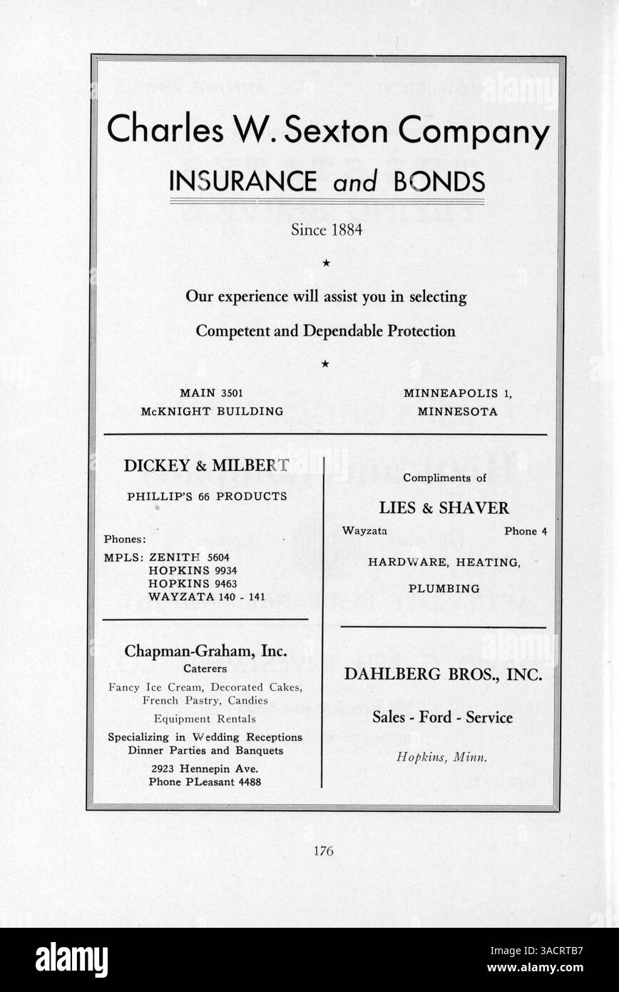 The Blake 1948 yearbook highlights student life, athletics, faculty ...