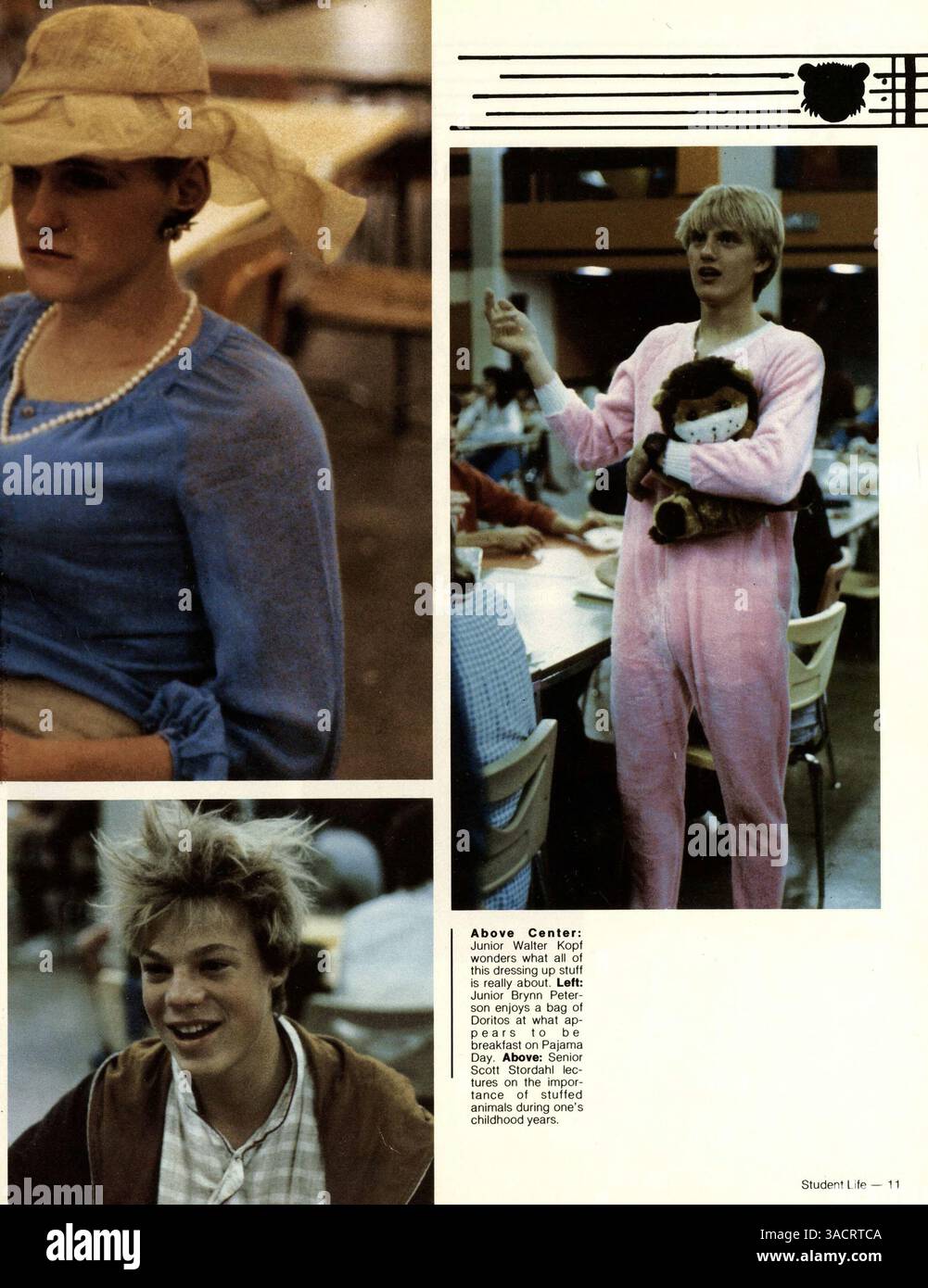Yearbook features key moments from the 1984 1985 school year hi-res ...