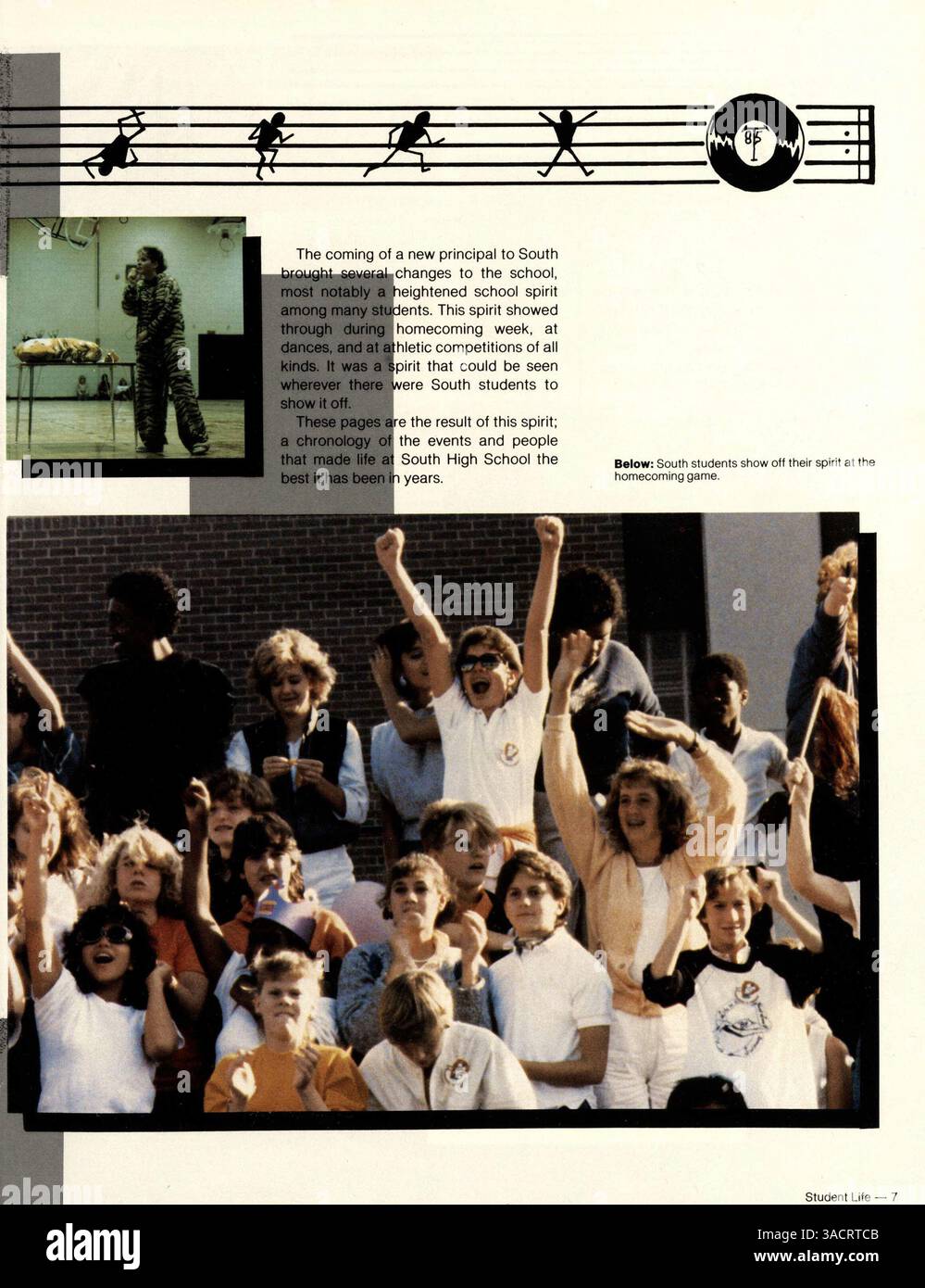 The 1985 South High Yearbook, Tiger 1985: Just For the Record ...