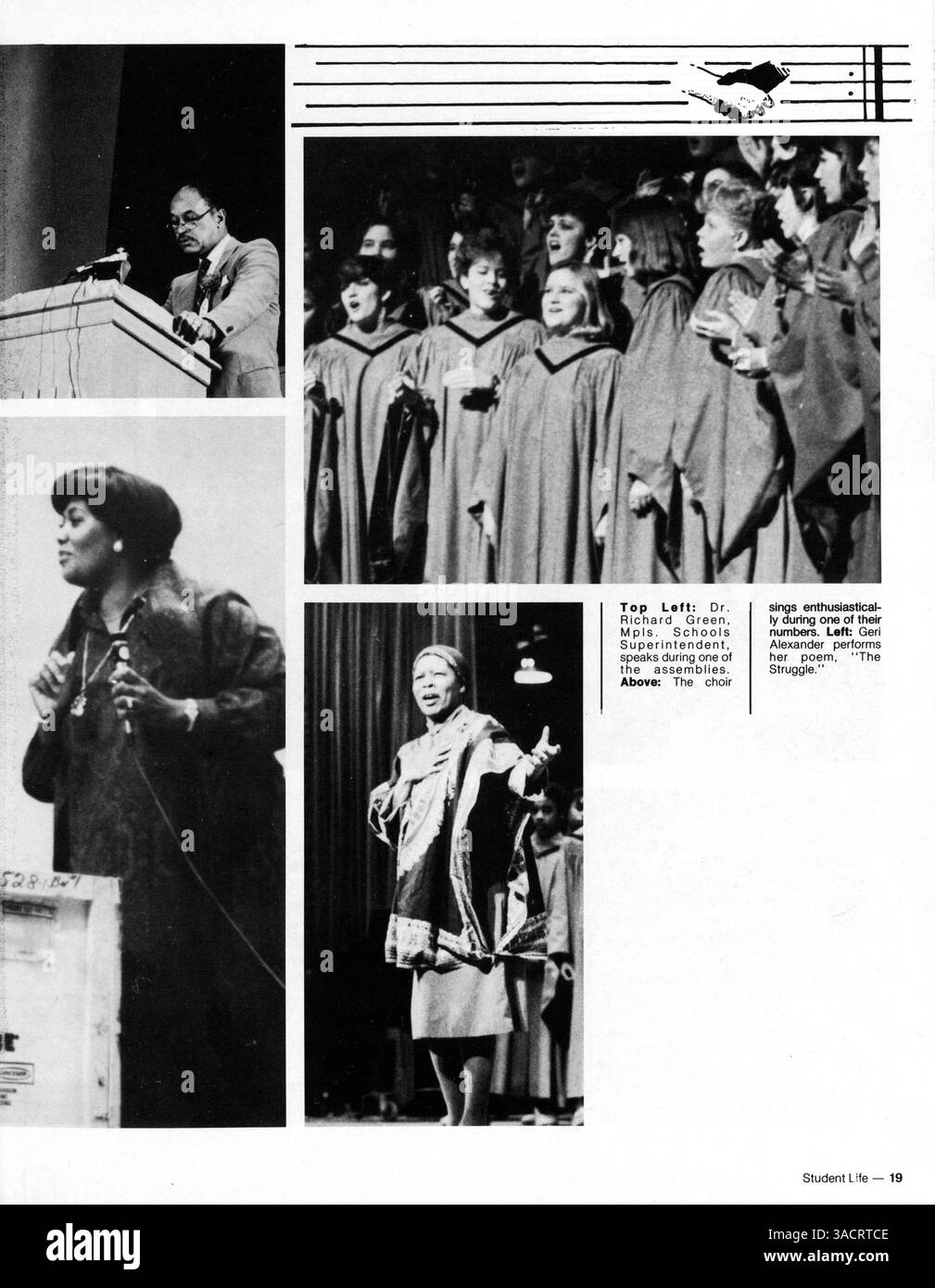 The 1985 edition of South High's yearbook, Tiger 1985, covers the key ...