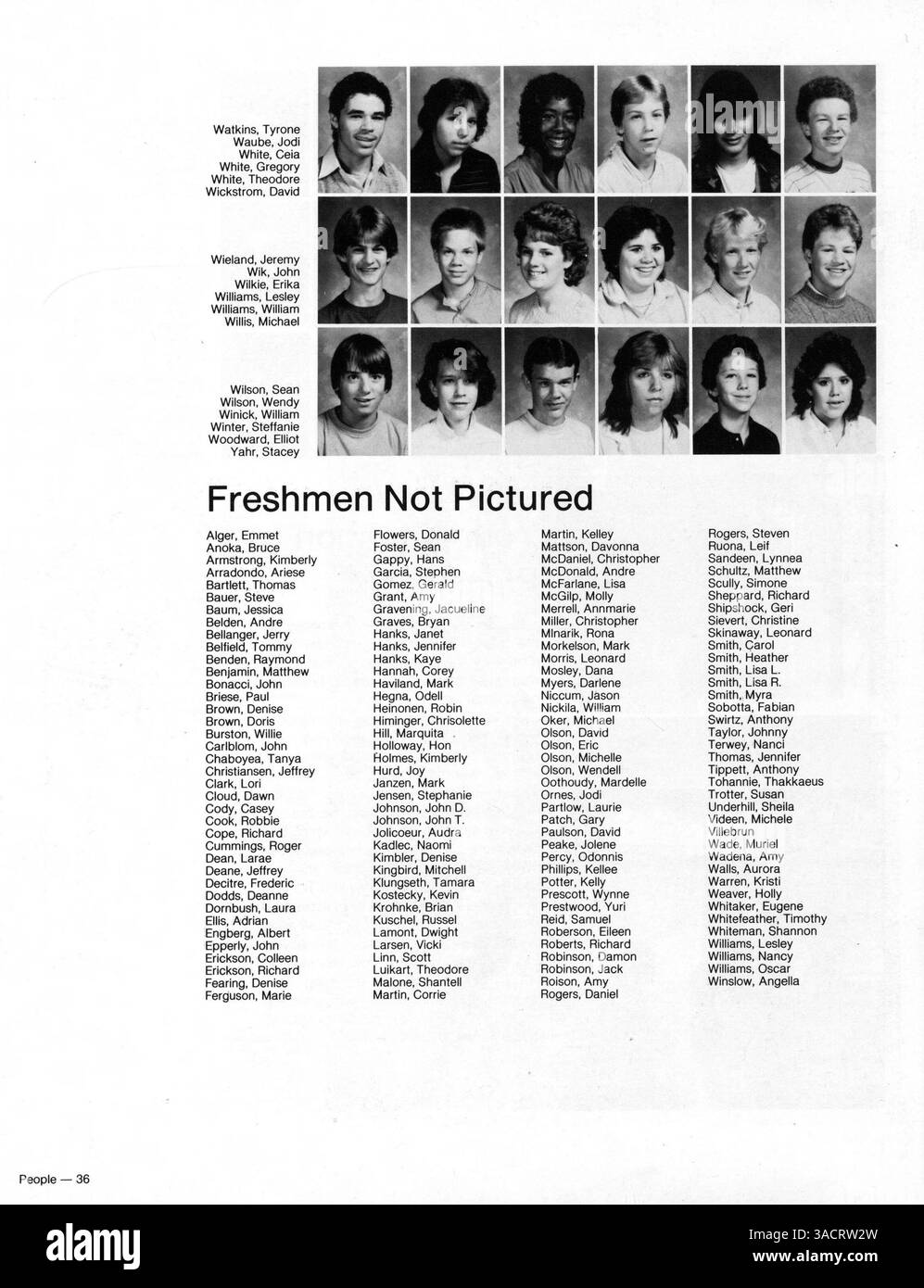 This high school yearbook, Tiger 1985, covers the 1984-1985 school year ...
