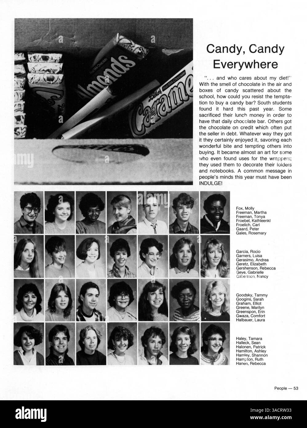 The 1985 edition of the South High Yearbook, Tiger 1985, features ...