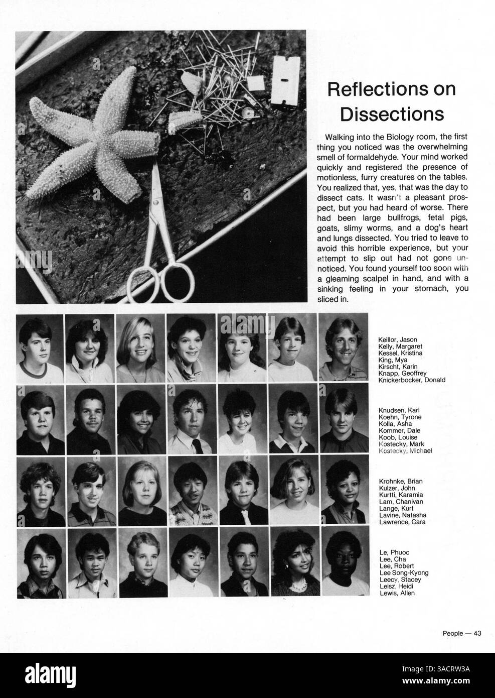 The 1985 South High Yearbook, Tiger 1985, highlights key events ...