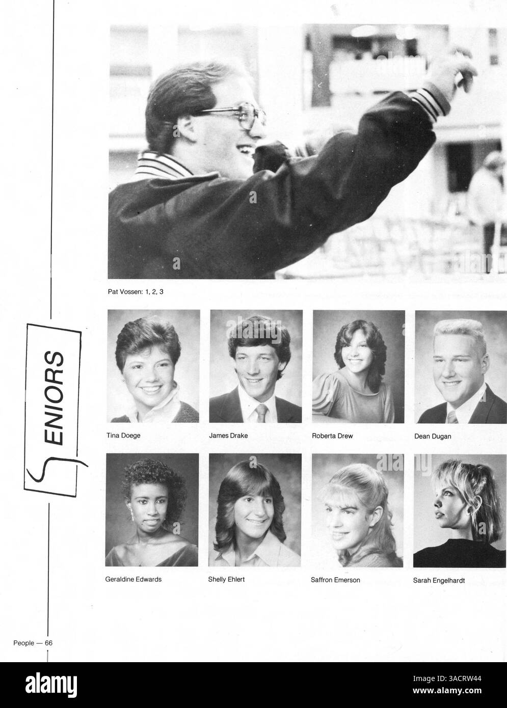 The 1985 South High Yearbook, Tiger 1985, documents major events and ...