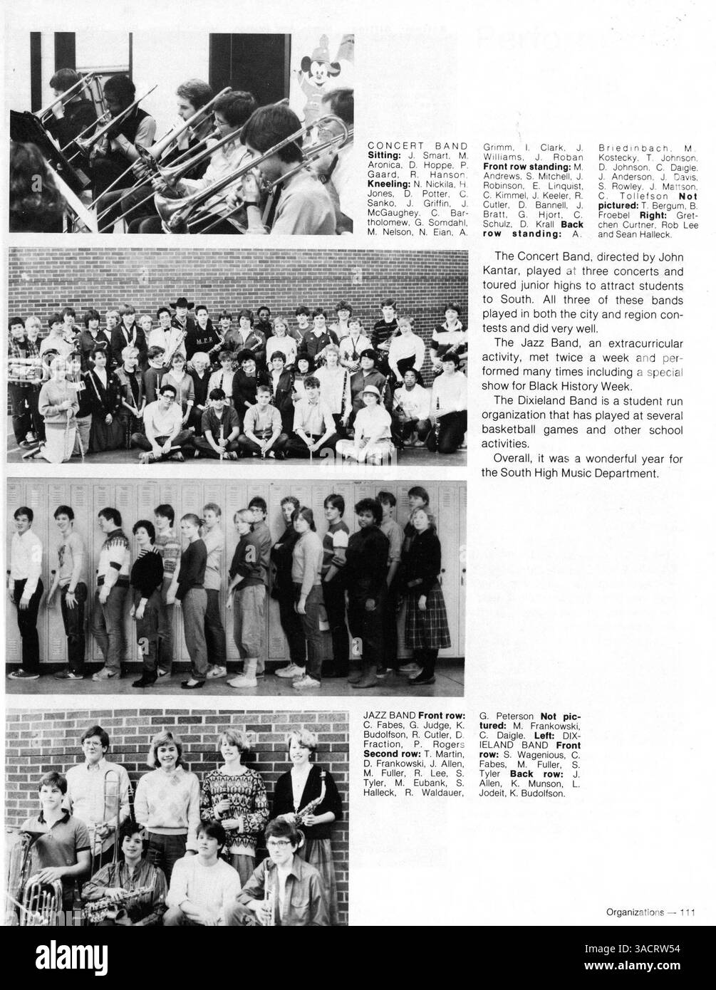 The 1985 South High Yearbook, Tiger 1985, provides a comprehensive look ...