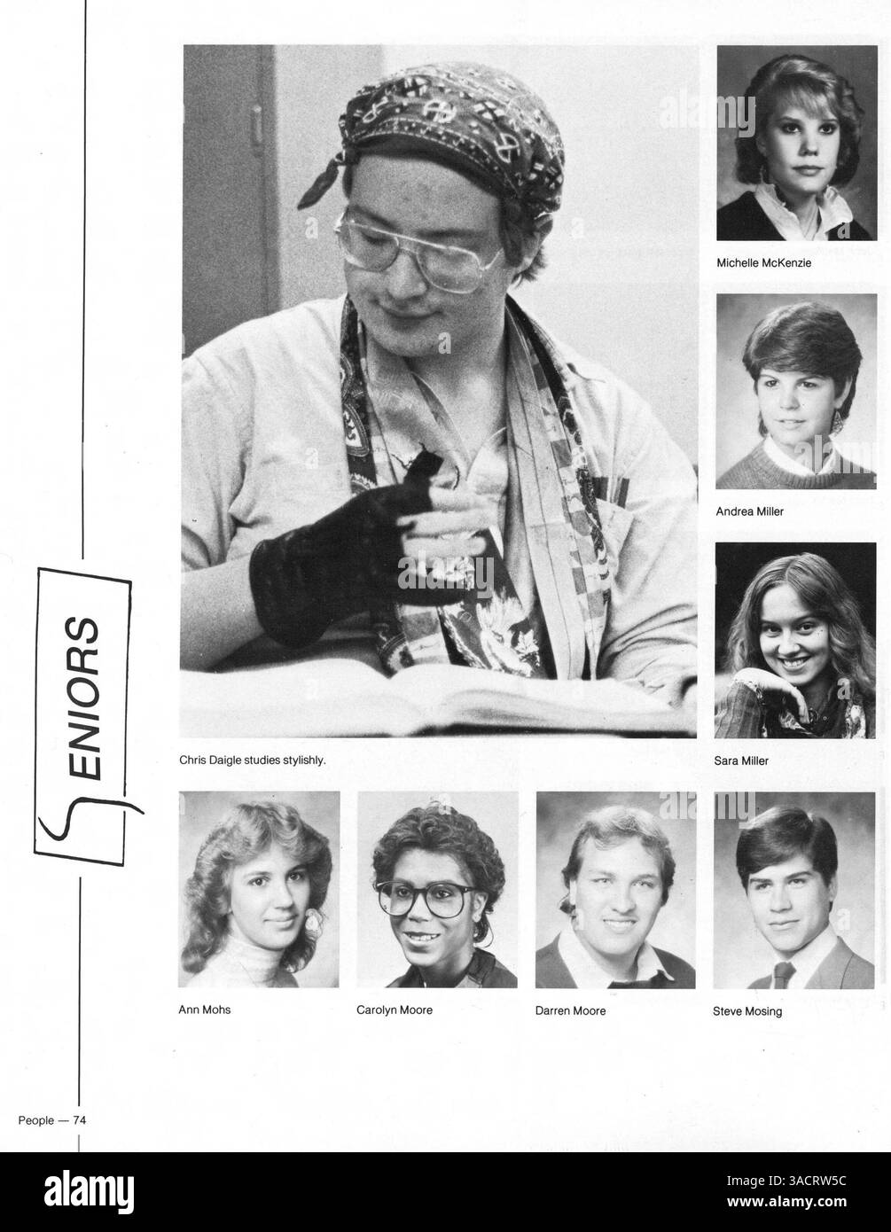 Tiger 1985 captures the 1984-1985 school year, documenting students ...