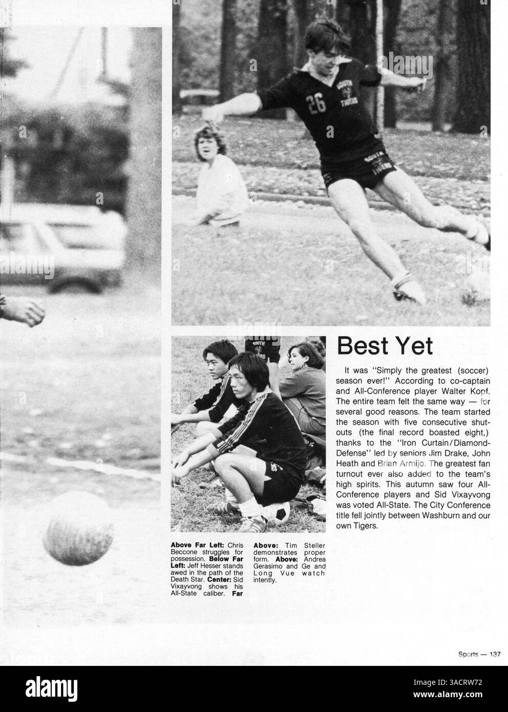 The South High Yearbook, Tiger 1985, highlights key school events from ...