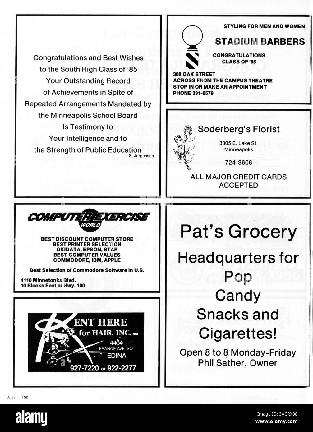 The 'Tiger 1985' yearbook captures the highlights of the 1984-1985 ...