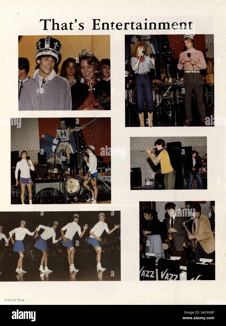 This 1983 Hopkins High yearbook, Regalia '83, highlights the academic ...