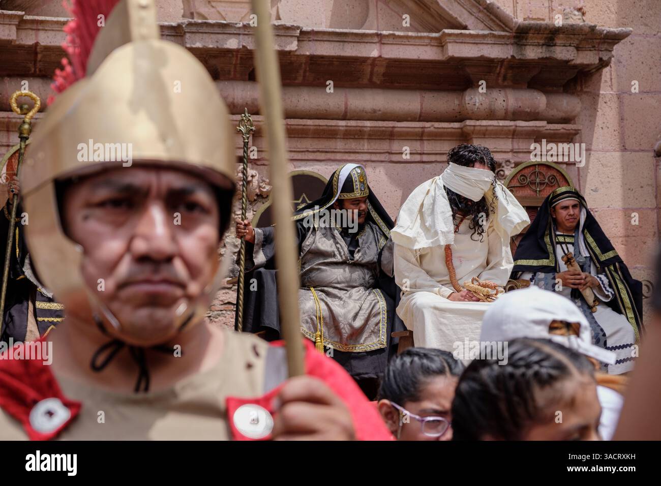 Good Friday representation of the Way of the Cross in La Cañada ...
