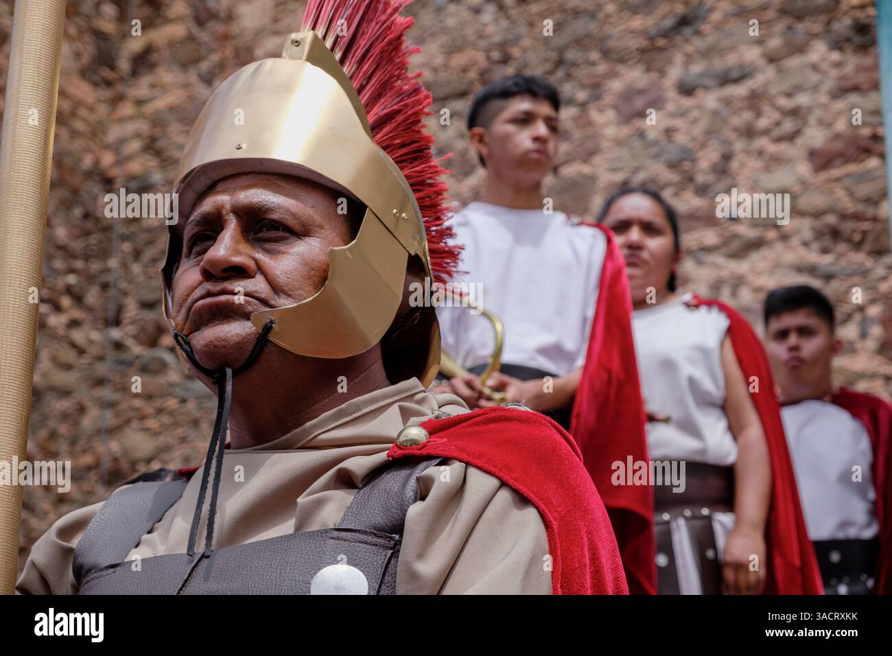 Good Friday representation of the Way of the Cross in La Cañada ...