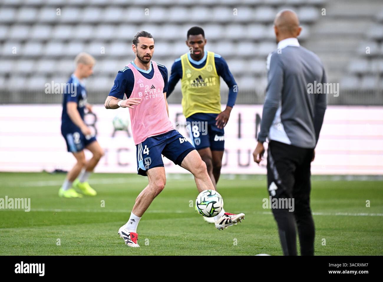 04 Vincent MARCHETTI (pfc) during the Ligue 2 BKT match between Paris ...