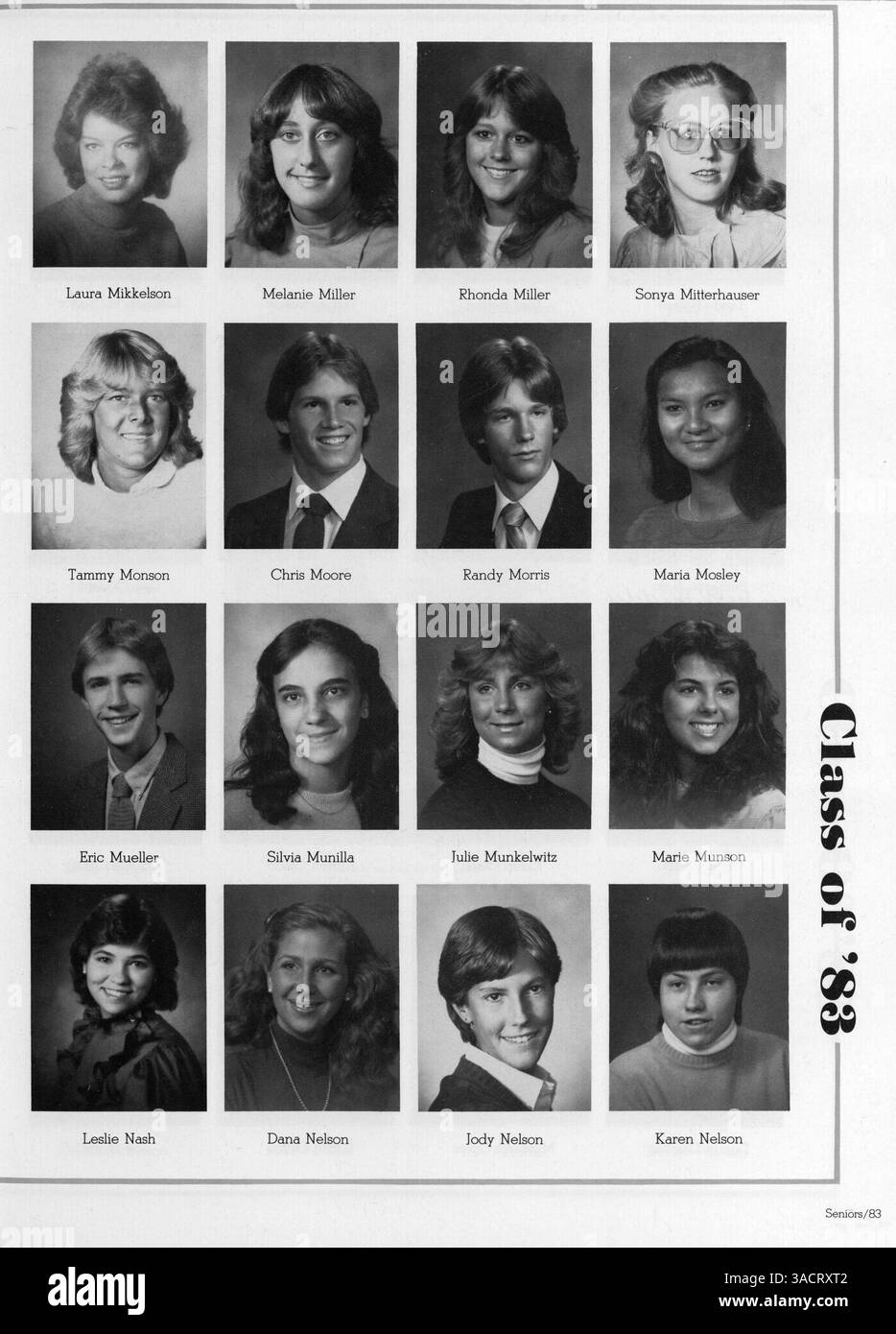 The 'Regalia' yearbook from Hopkins High School, 1983, highlights the ...