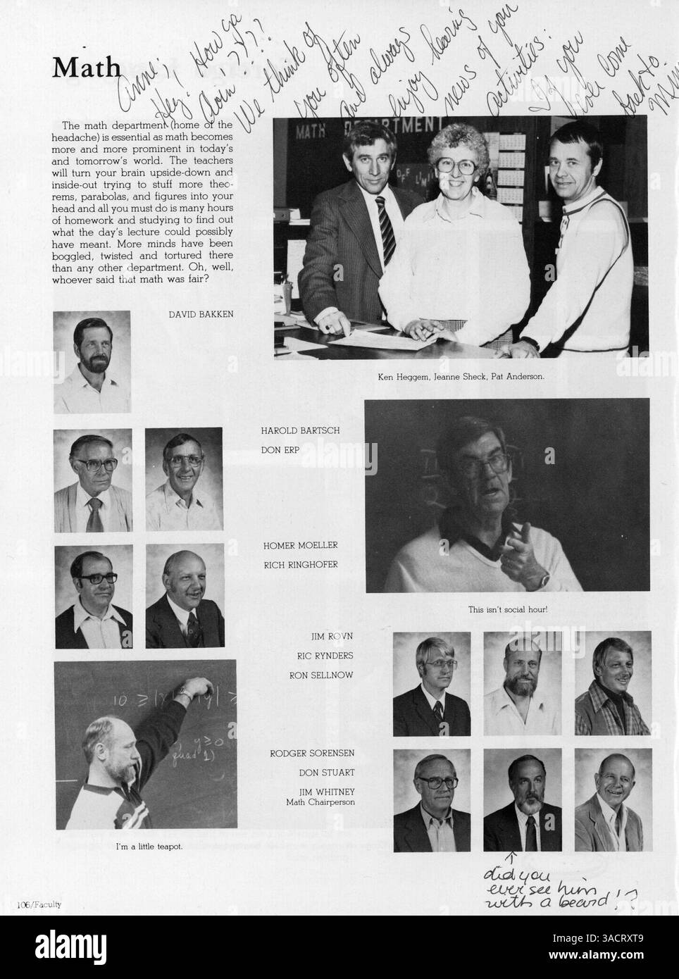 The 1983 'Regalia' yearbook documents student life, athletics, faculty ...