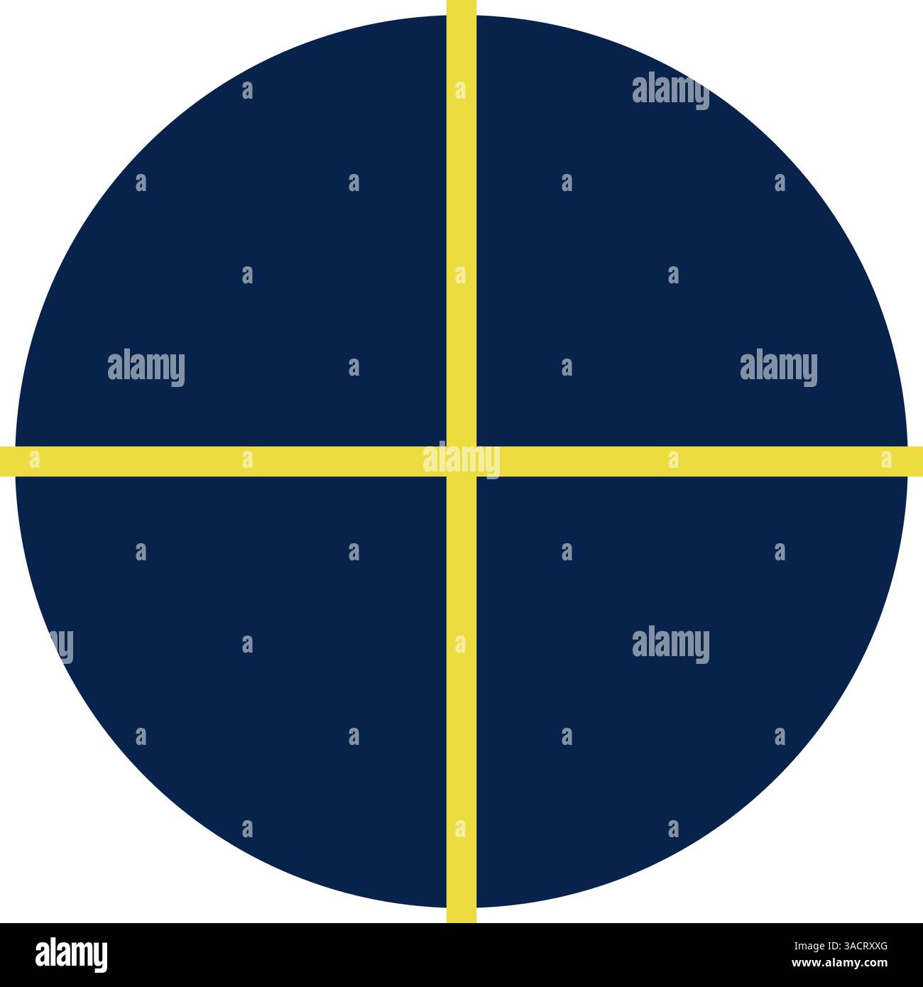 Colorful pie chart set with divided sections, circular infographic ...