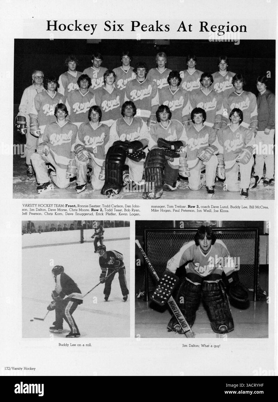 The 1983 'Regalia' yearbook from Hopkins High School documents the ...