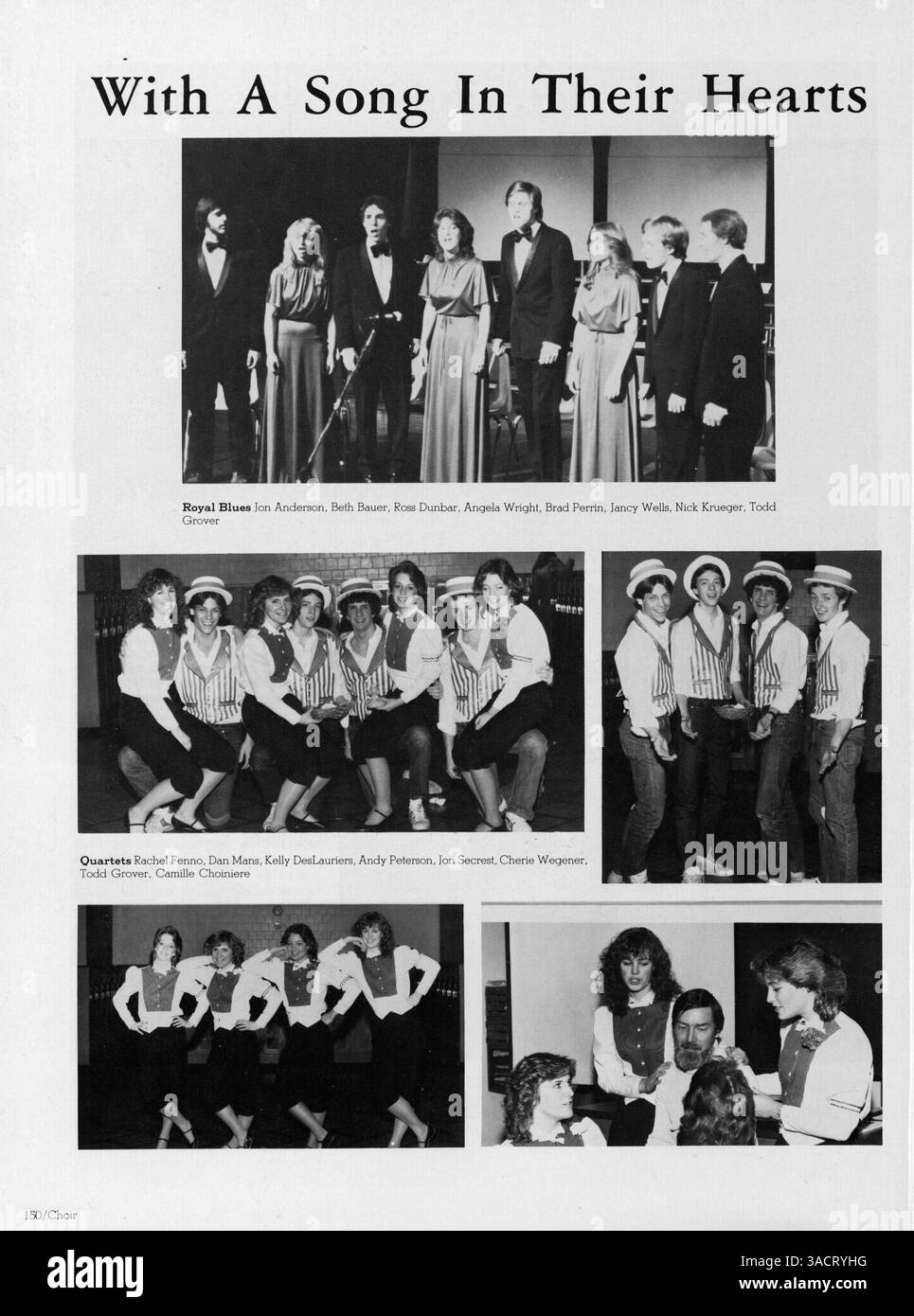 The 1983 edition of 'Regalia' documents key events at Hopkins High ...