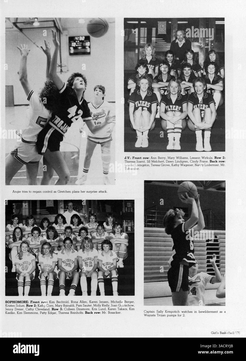 The 1983 'Regalia' yearbook of Hopkins High School highlights key ...