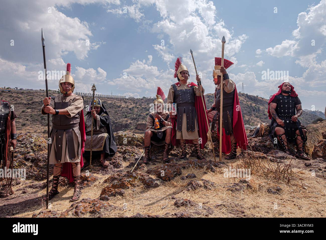 Good Friday representation of the Way of the Cross in La Cañada ...