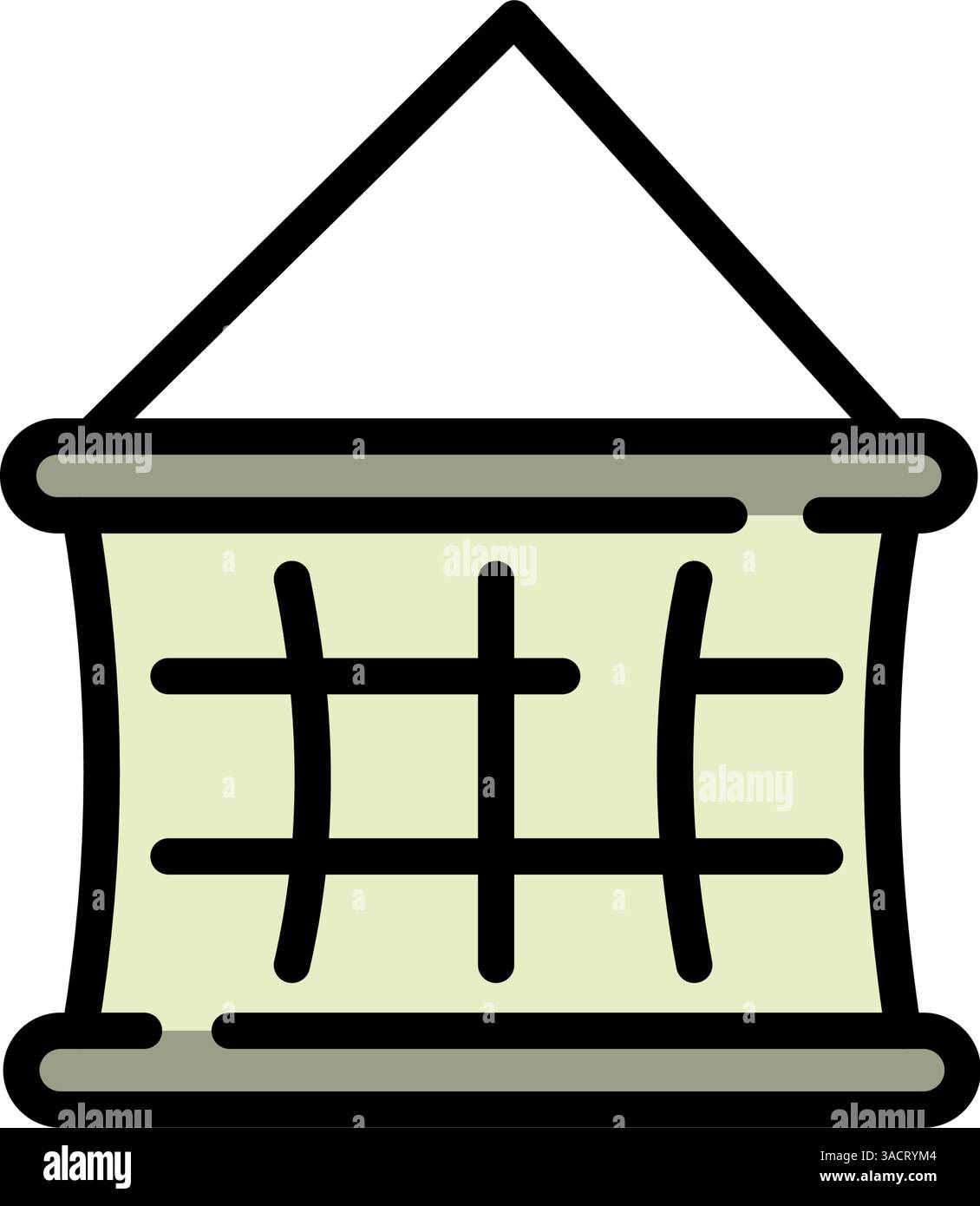 Fishing net icon. Commercial fishing gear. Harvesting of marine food ...