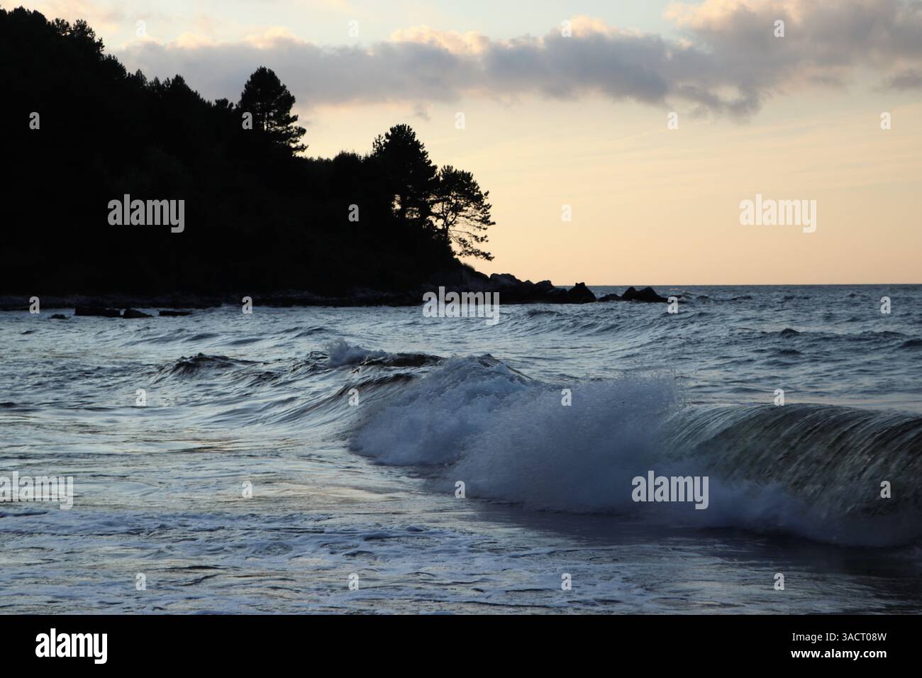 Sandy beach at Black Sea coast in Turkey Stock Photo - Alamy